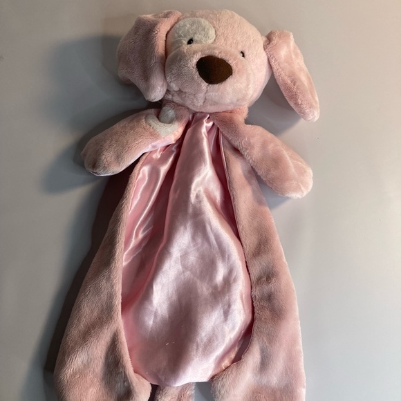 Gund | Accessories | Baby Gund Pink Satin Plush Spunky Puppy Dog ...